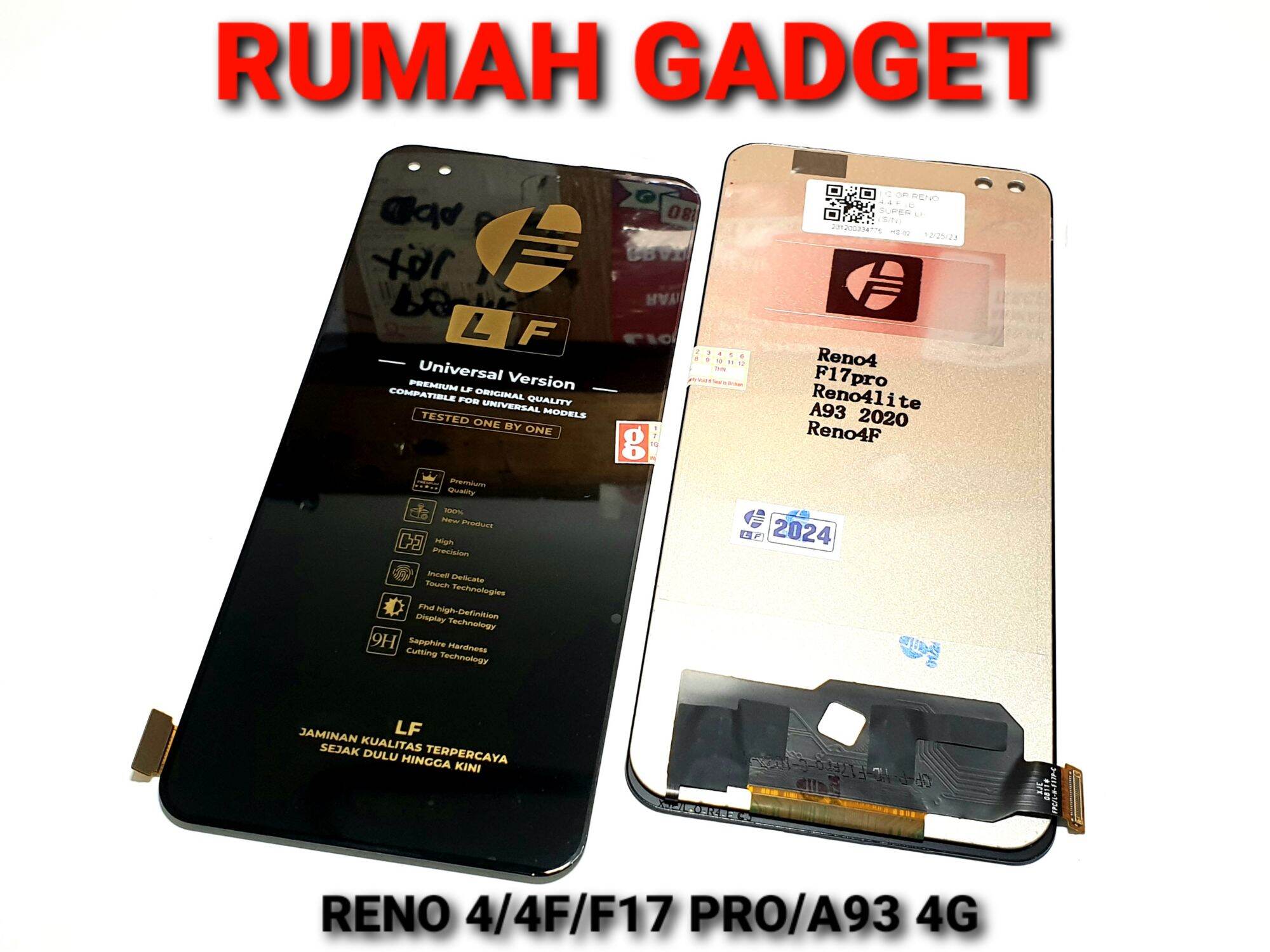 LCD RENO 4/RENO 4F/OPPO F17 PRO/OPPO A93 4G FULLSET TOUCHSCREEN ...
