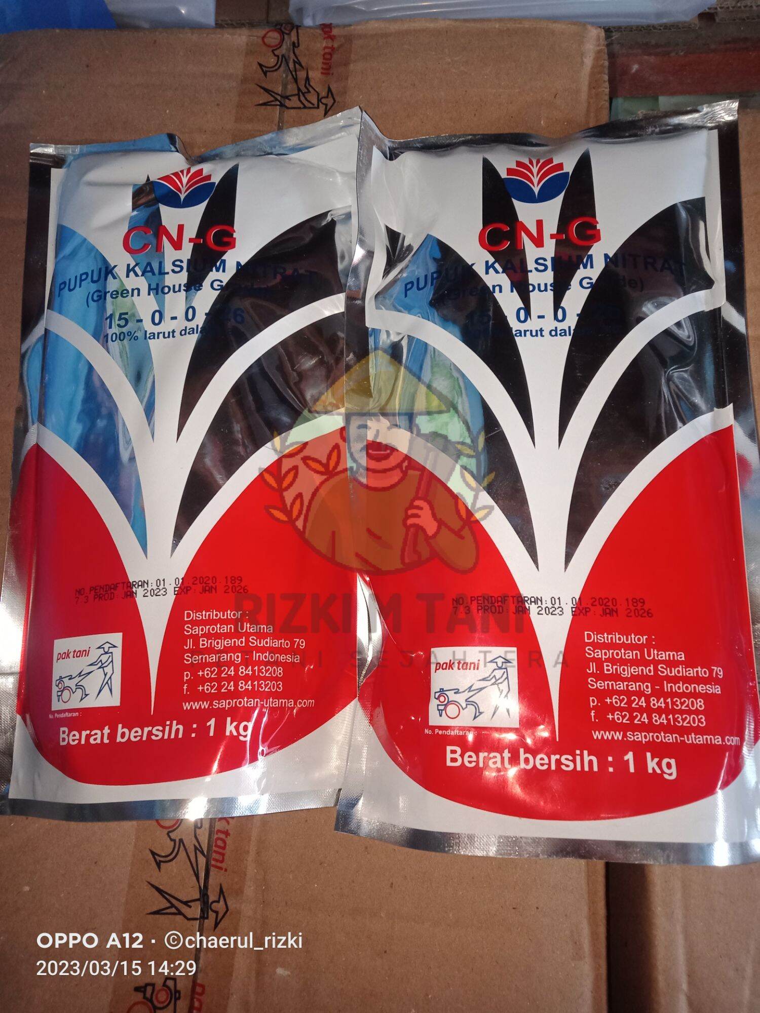 PUPUK nitrat CN-G cap pak tani | Lazada Indonesia
