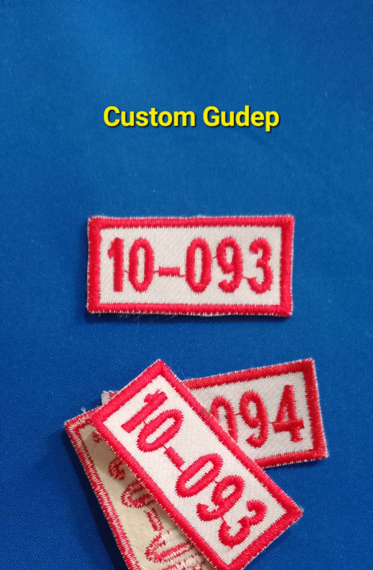 CUSTOM BORDIR ATRIBUT PRAMUKA NOMOR Gudep pramuka untuk seragam pramuka ...