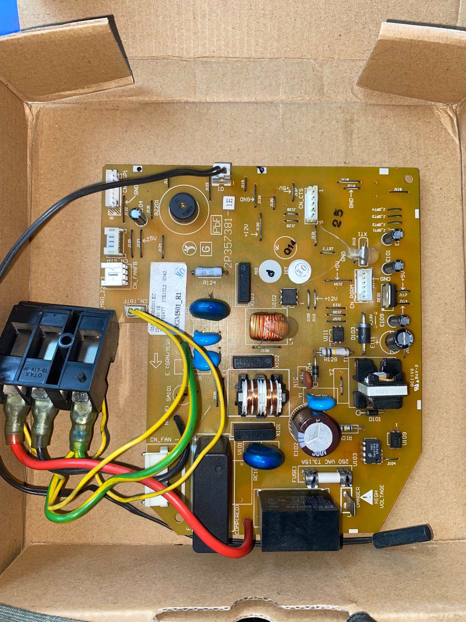 Modul pcb ac daikin thailand R410 FTNE25MV14 FTNE15MV14 original ...