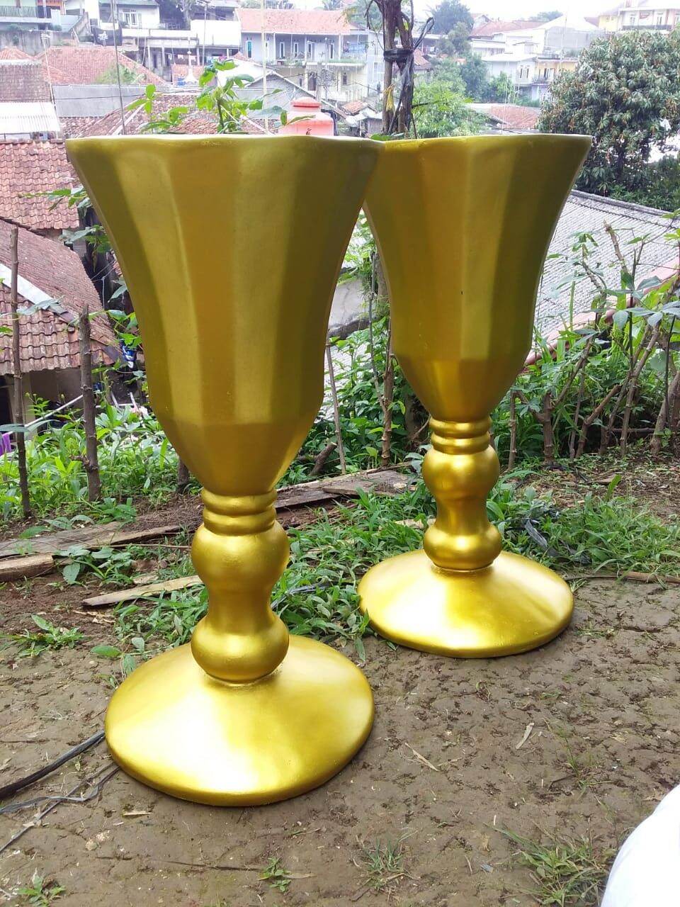 vas bunga model gelas T-70cm | Lazada Indonesia