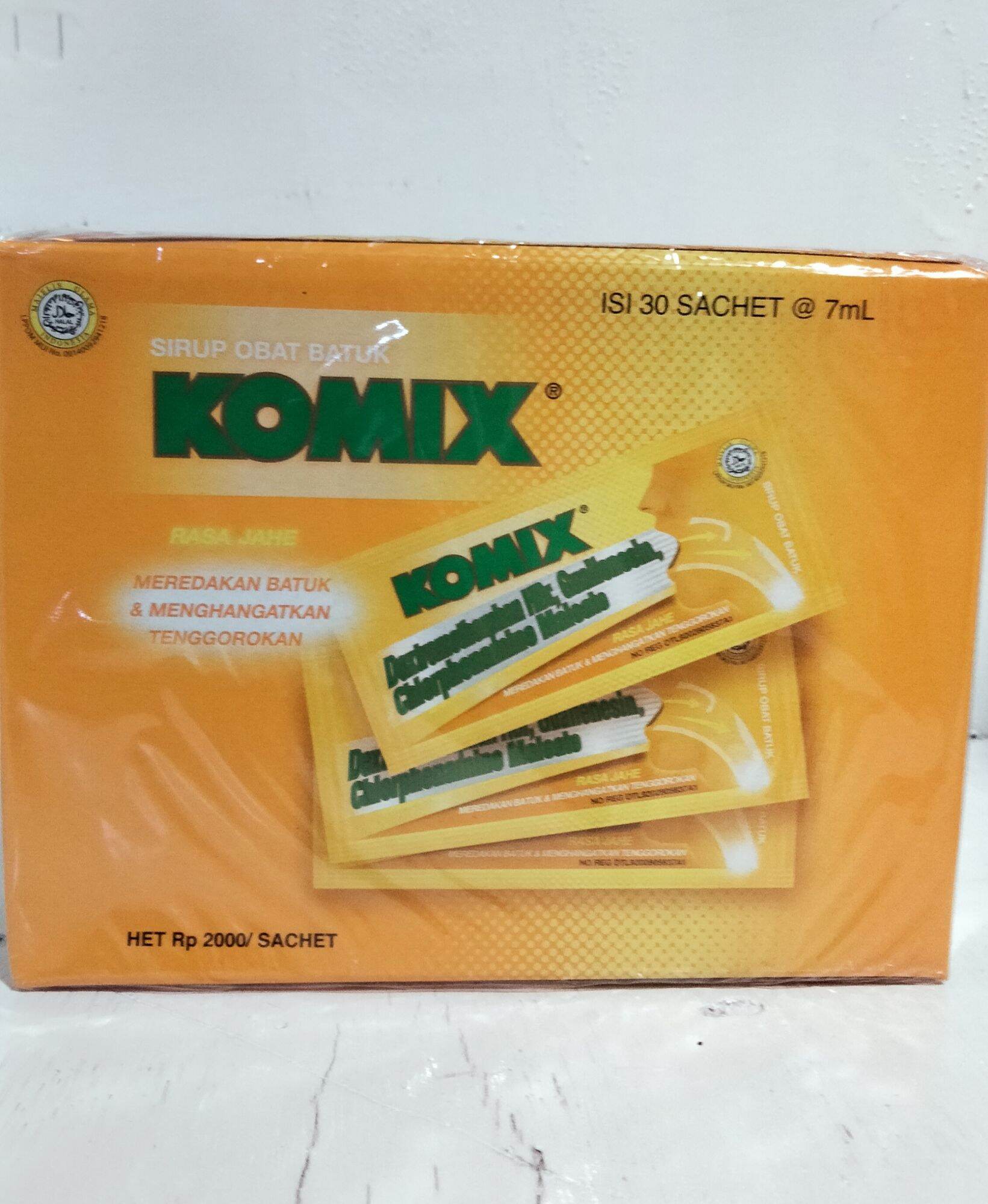 Komix isi 30 sachet rasa jahe | Lazada Indonesia