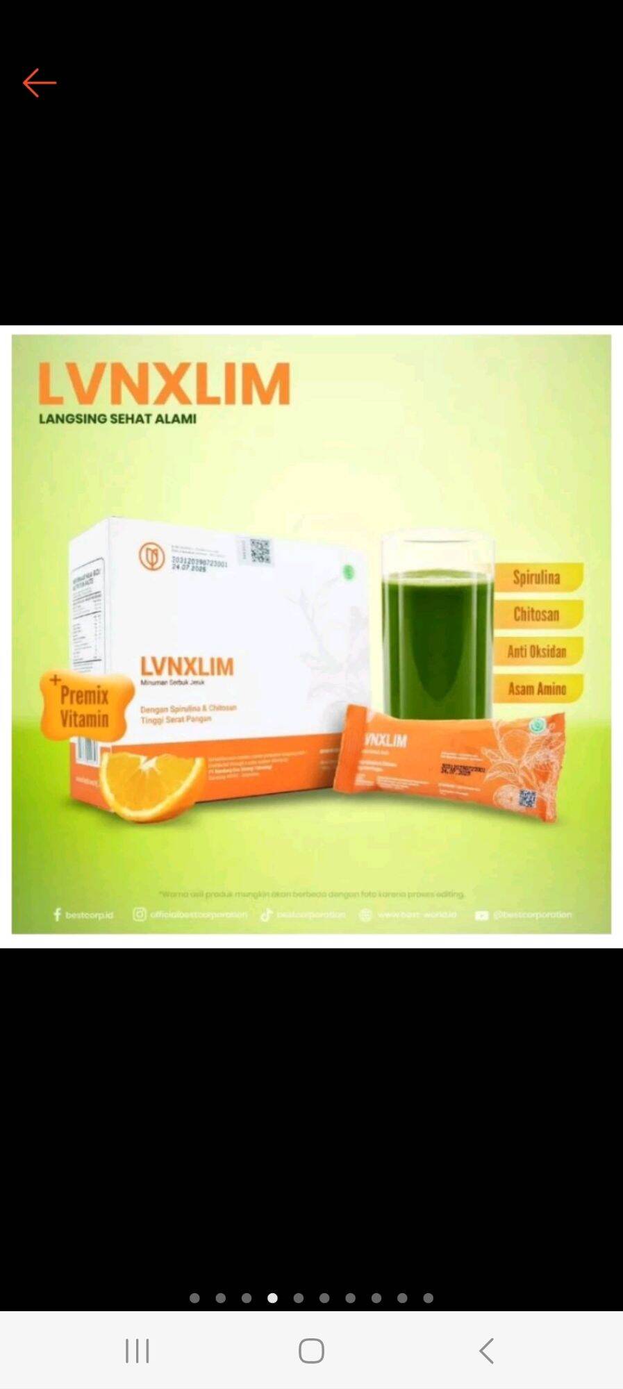 lvn xlim pelangsing herbal diet mudah tanpa sakit maag | Lazada Indonesia