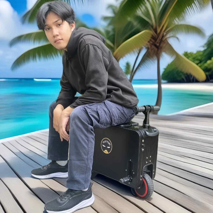 Tuttoo Koper Koper Listrik Skuter Bisa Jalan Kabin Size 20 inci TSA ...