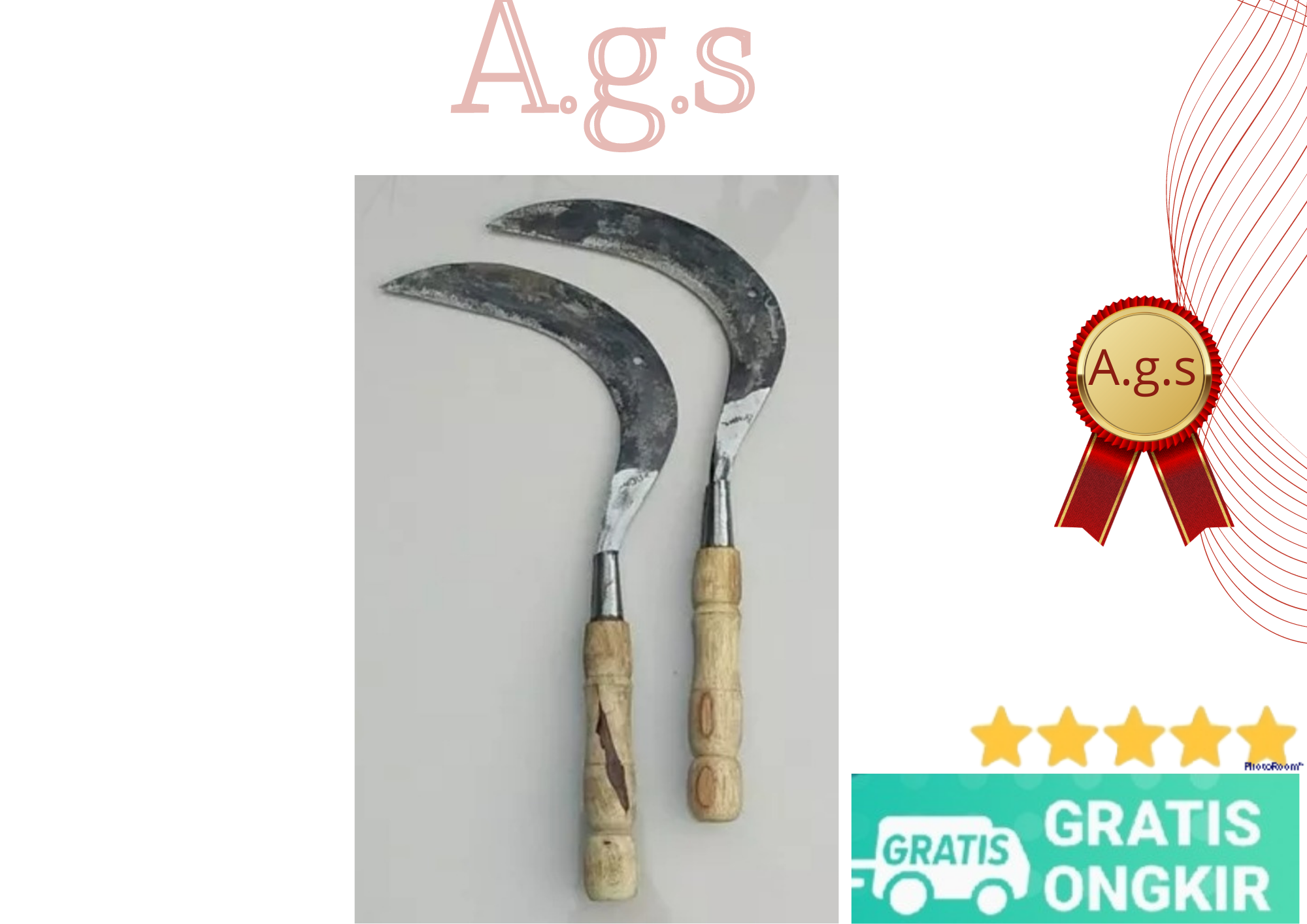 Arit Sabit Rumput Tajam Baja - ( Cod ) | Lazada Indonesia