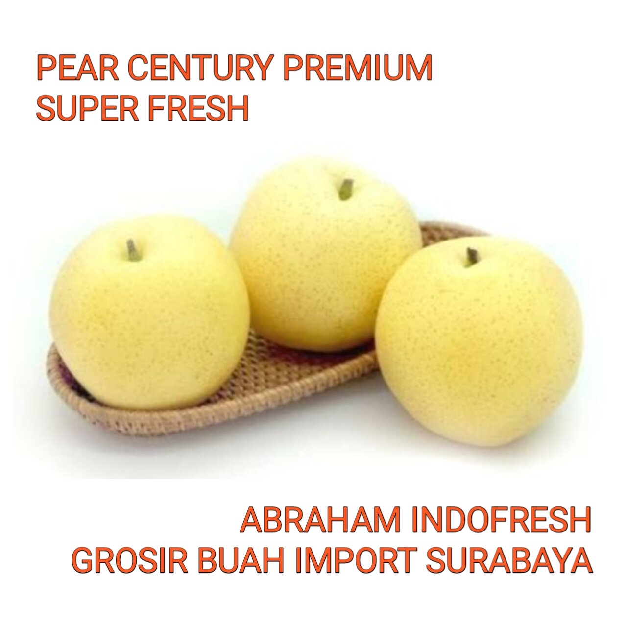 pear century 1 kg 1000grm ukuran 60 buah segar abraham indofresh grosir ...