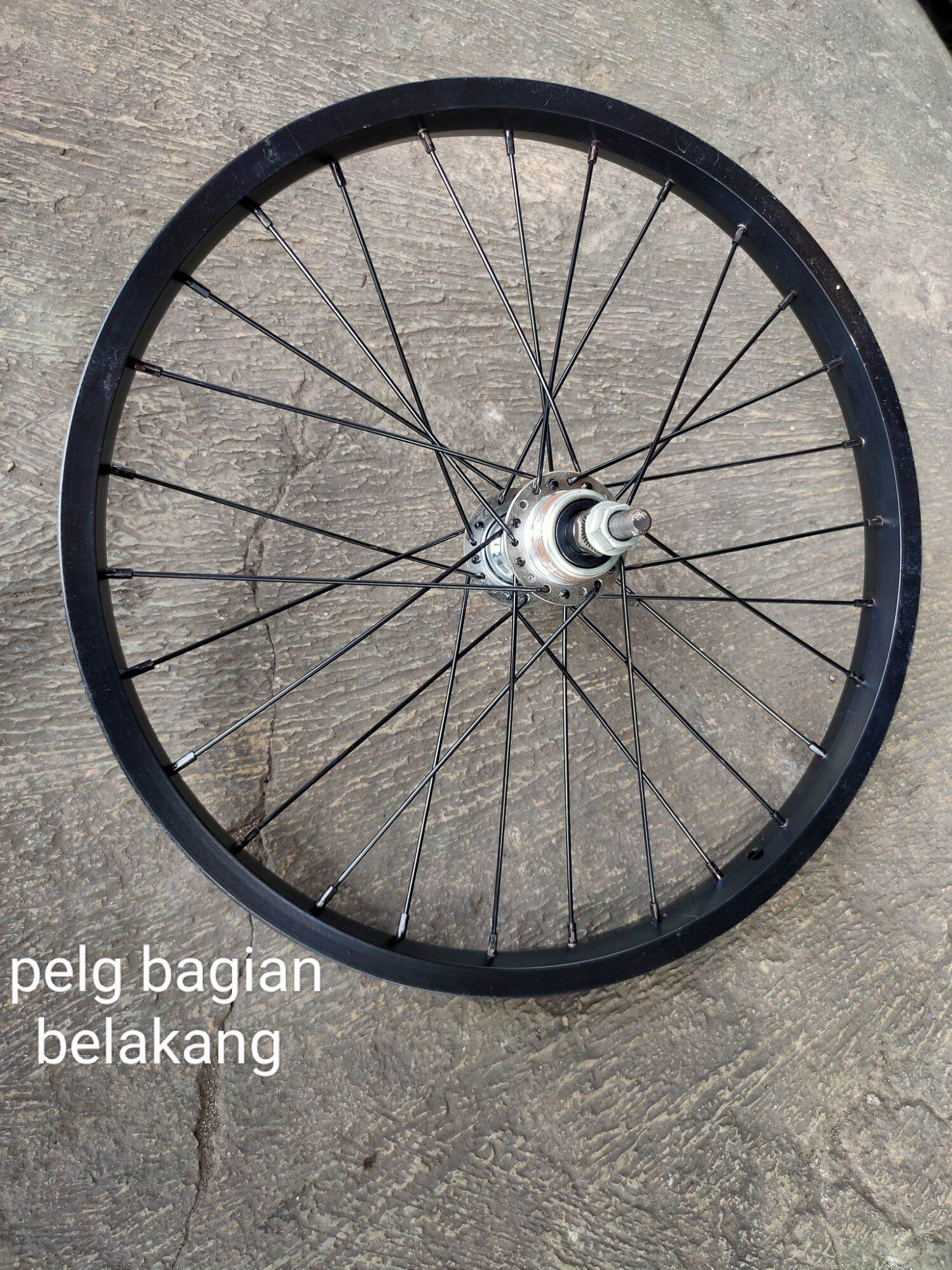 pelg sepeda ukuran 16 murni bahan aluminium bisa beli satuan depan atau ...