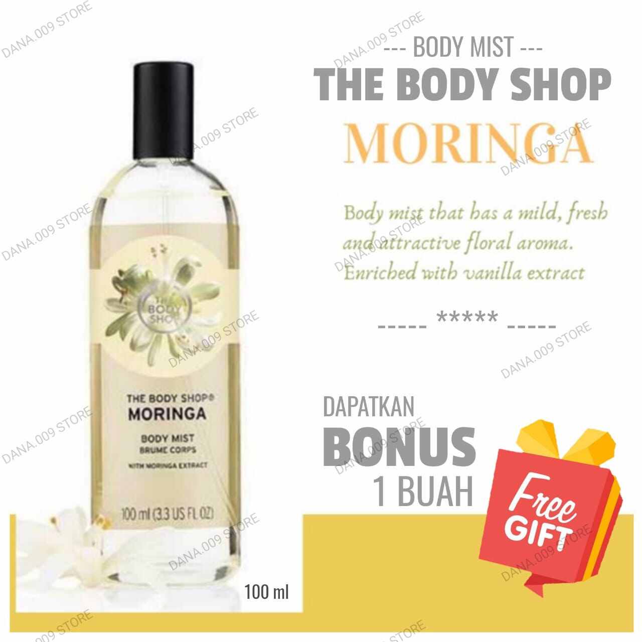 [ Body Mist | THE BODY SHOP | Moringa | 100 ml ] | Lazada Indonesia
