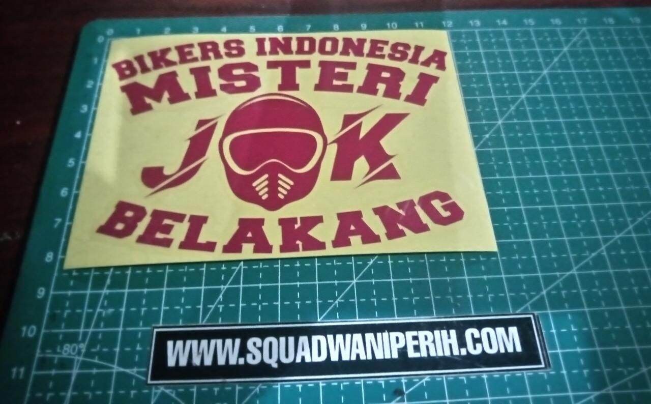 cutting sticker misteri jok belqkang | Lazada Indonesia