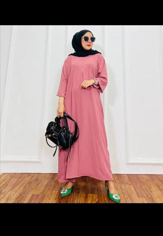 DRES ANANTA DRESS CRINGKLE JUMBO VIRAL DRES WANITA BUSUI JUMBO TERBARU ...