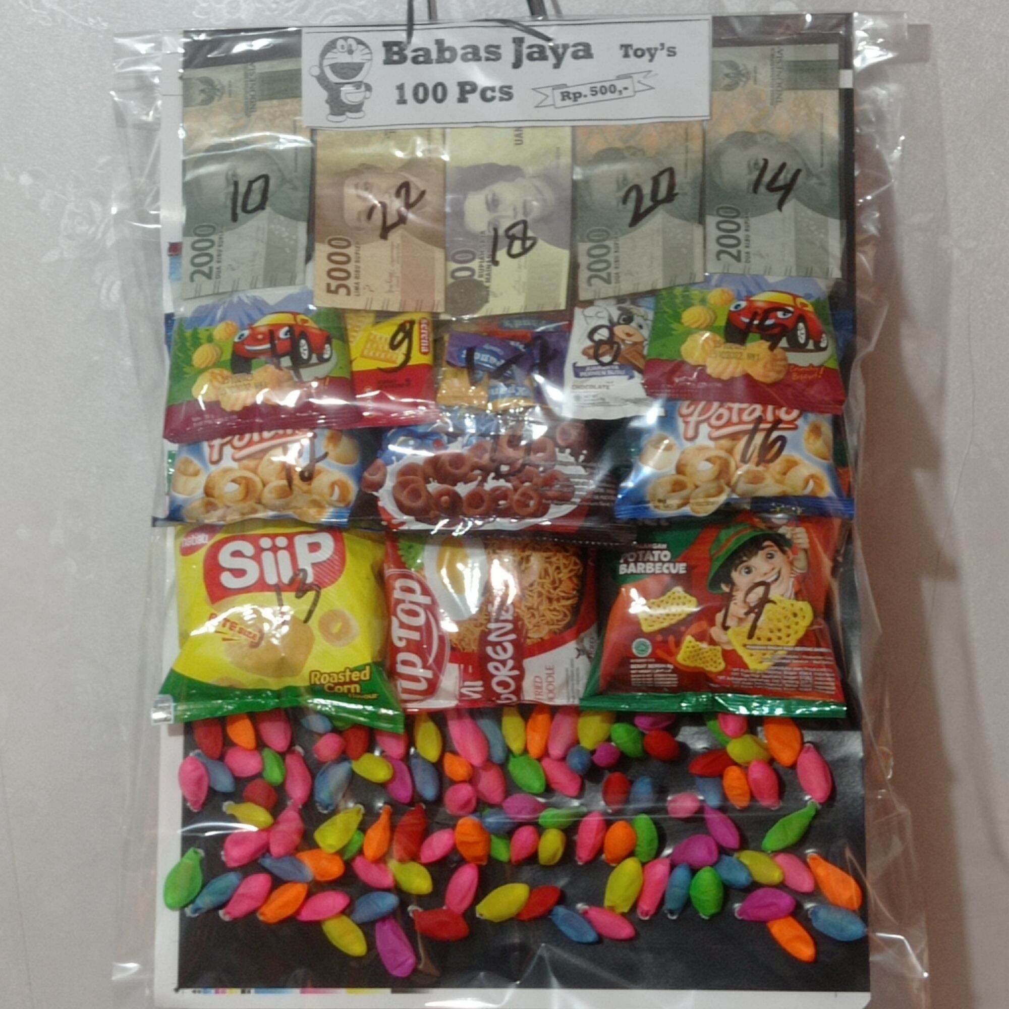 balon cabut berhadiah isi 100pcs tm | Lazada Indonesia