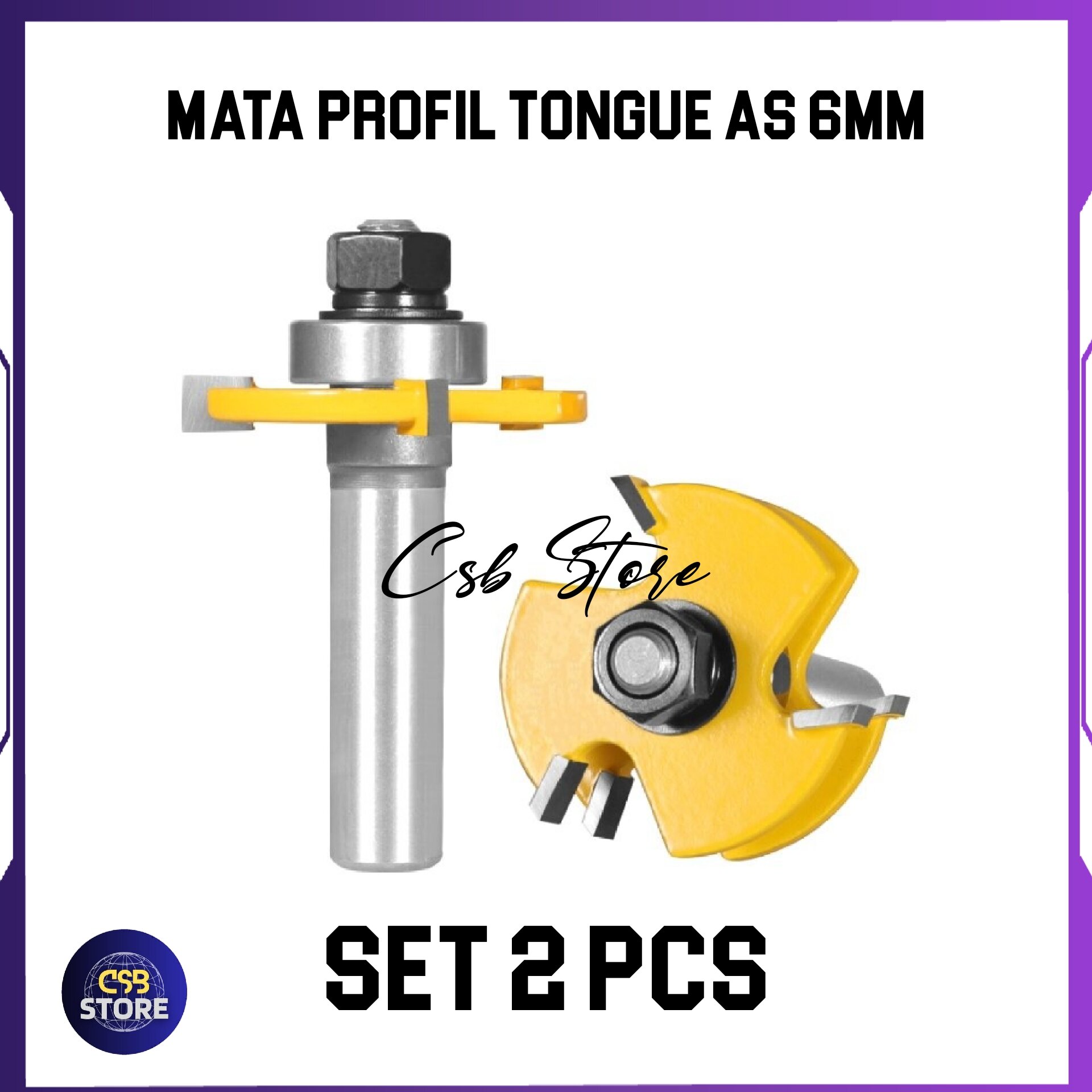 Mata Profil Kayu Tongue Jointing Triming and Groove Shank Milling ...