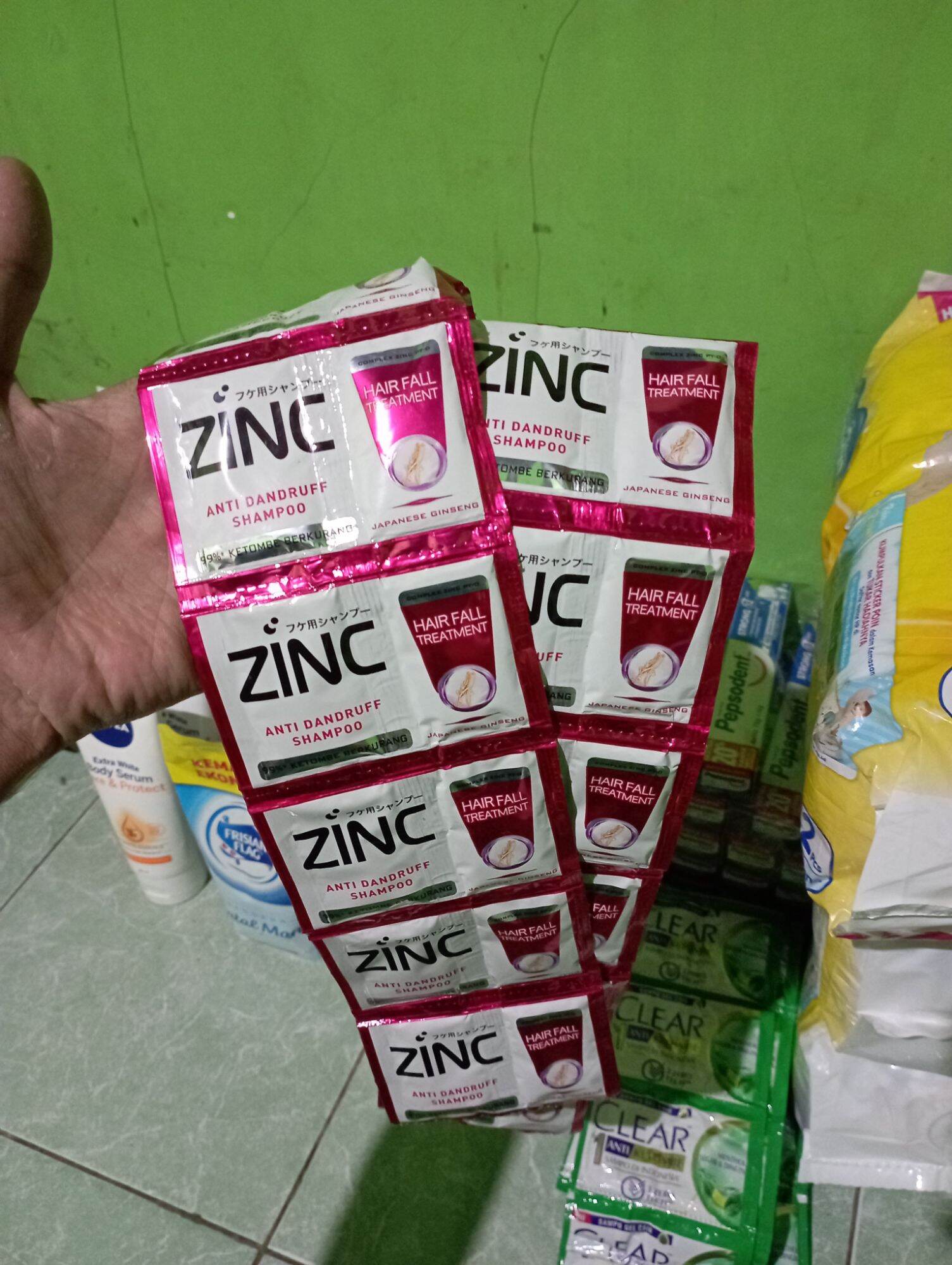 Shampoo Zinc 1 Renceng 24pcs | Lazada Indonesia