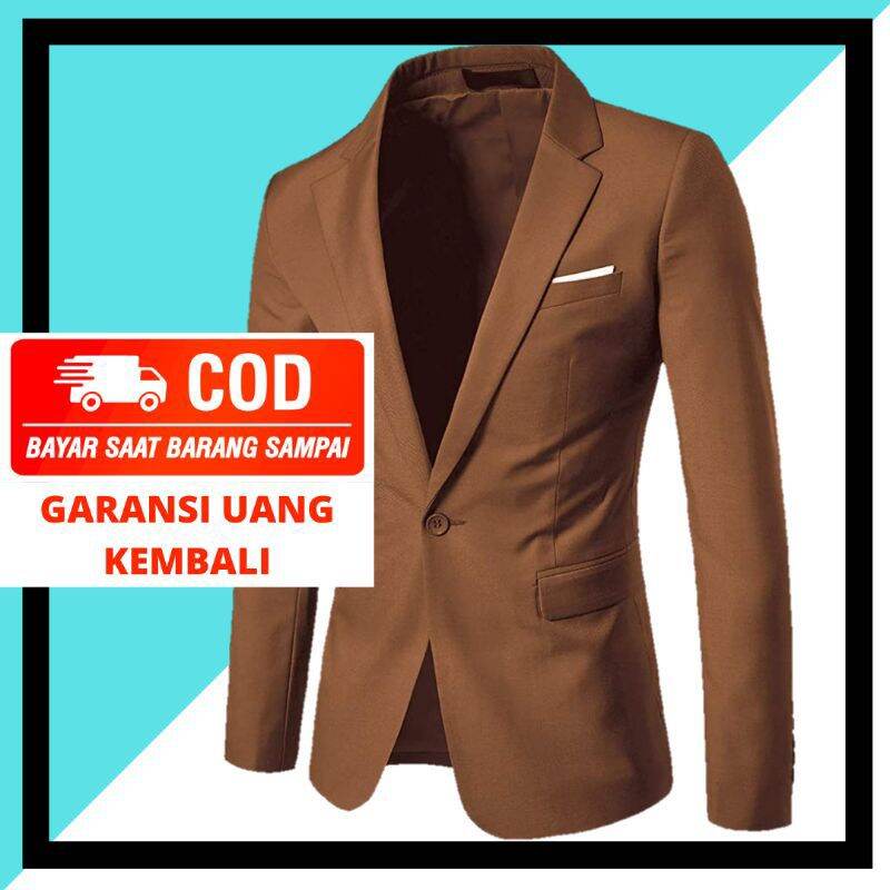 Jas Formal Pria Jas Wisuda Jas Nikah Jas Kantor Blazer Pria Lazada Indonesia