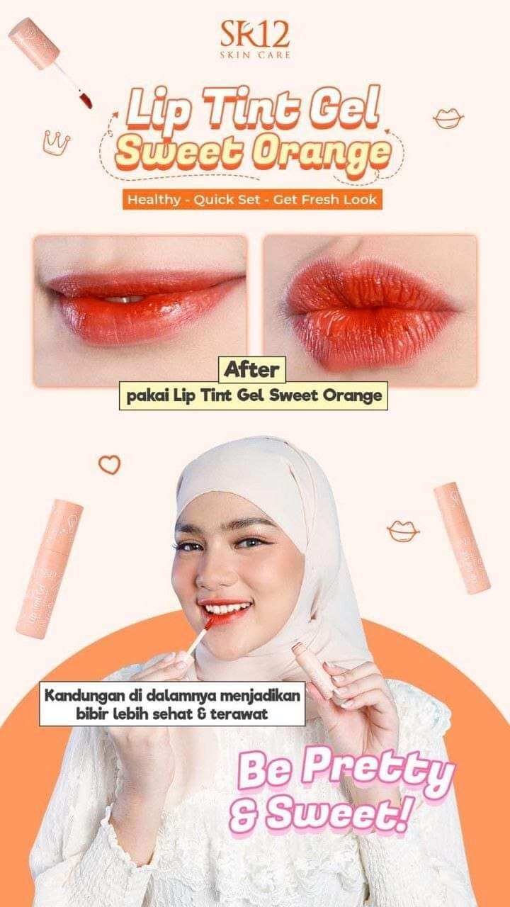 lip tint Gel sweet orange | Lazada Indonesia