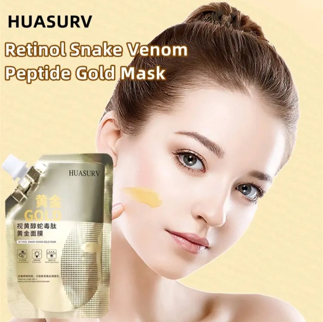 Masker Huasurv Gold Retinol snake venom - Masker Gold Huasurv | Lazada ...