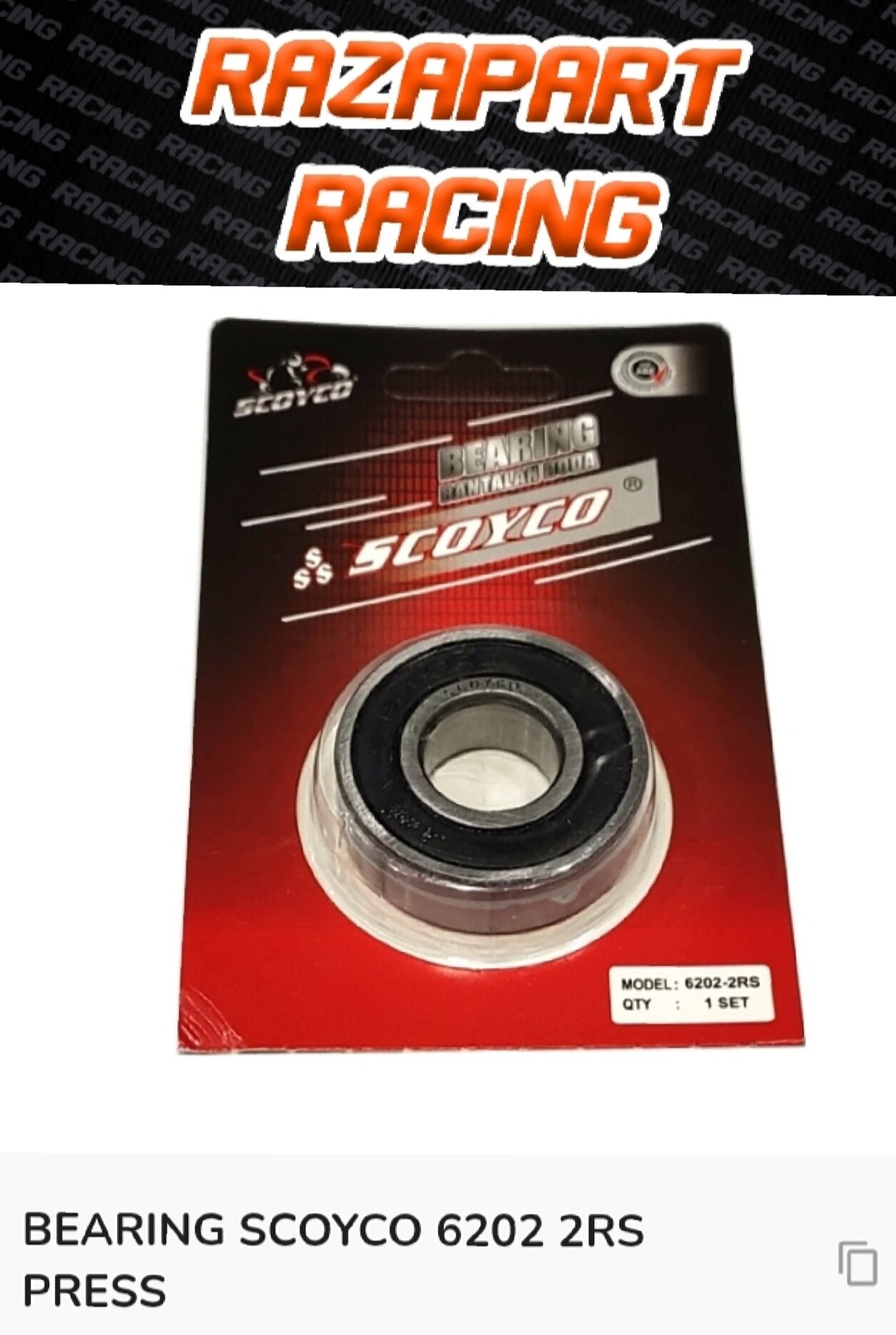 BEARING 6202 2RS laher 6202 2RS bering 6202 2RS | Lazada Indonesia