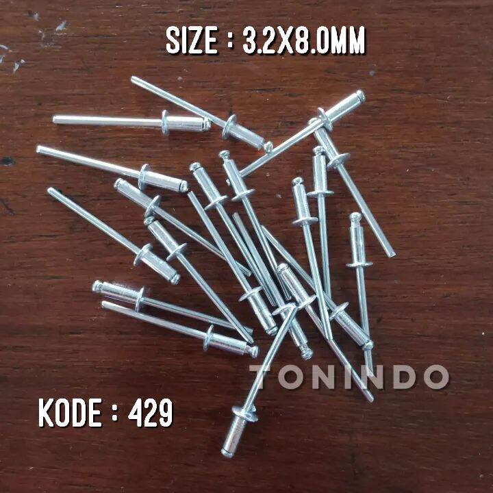 Paku Rivet Kode 423-675 NUFOSS Lengkap Semua Ukuran | Lazada Indonesia