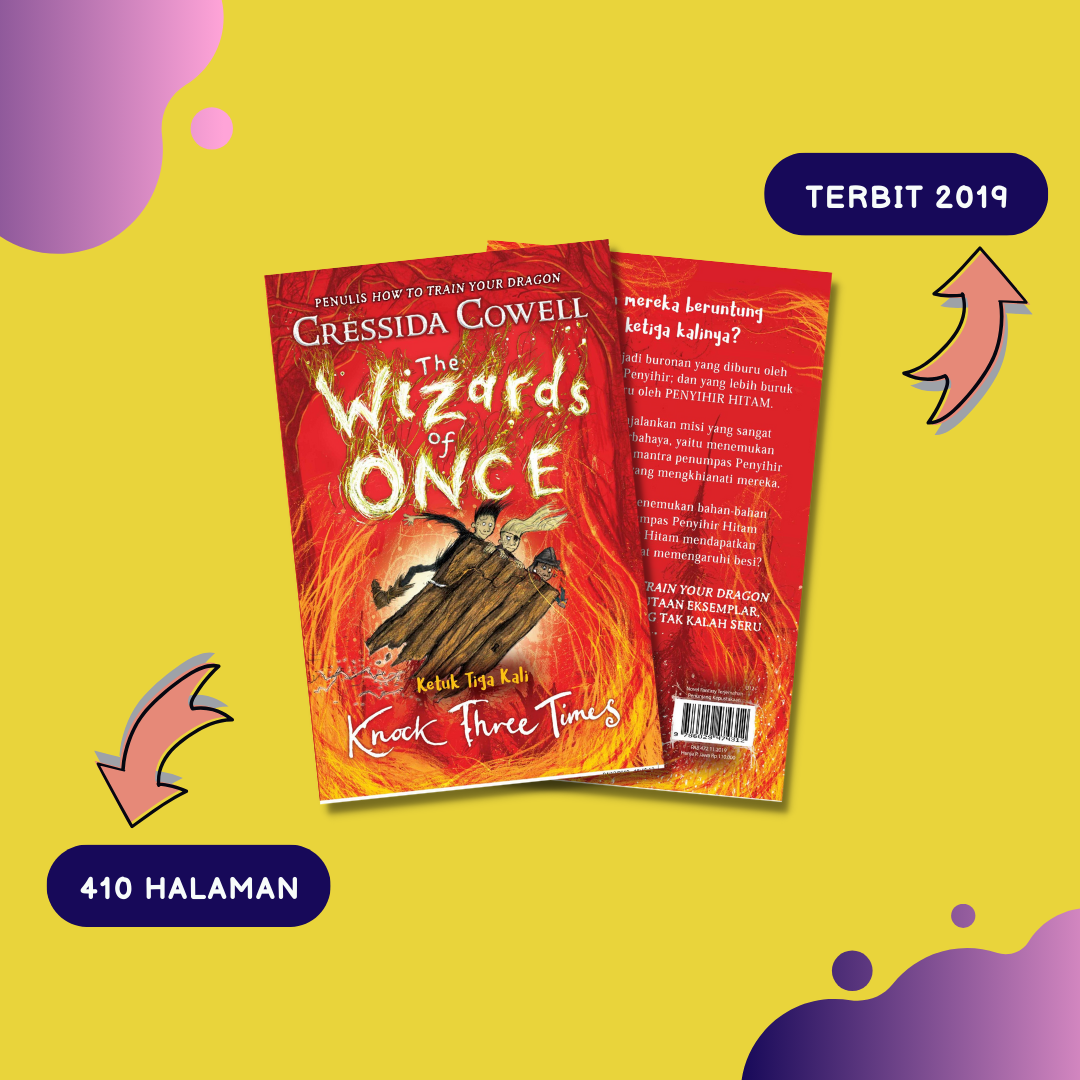 Buku The Wizard Of One Knock Three Times: Ketuk Tiga Kali - Cressida ...