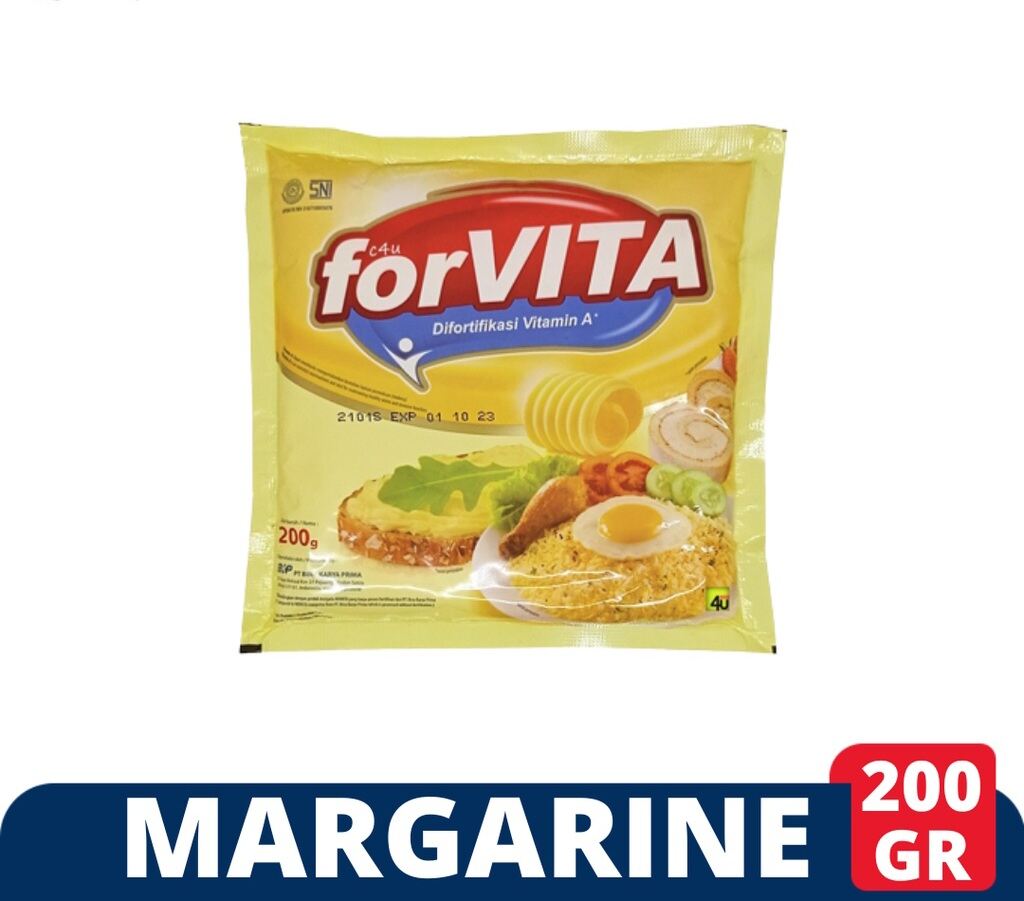 margarin FORVITA margarine mentega kue sachet 200gr | Lazada Indonesia