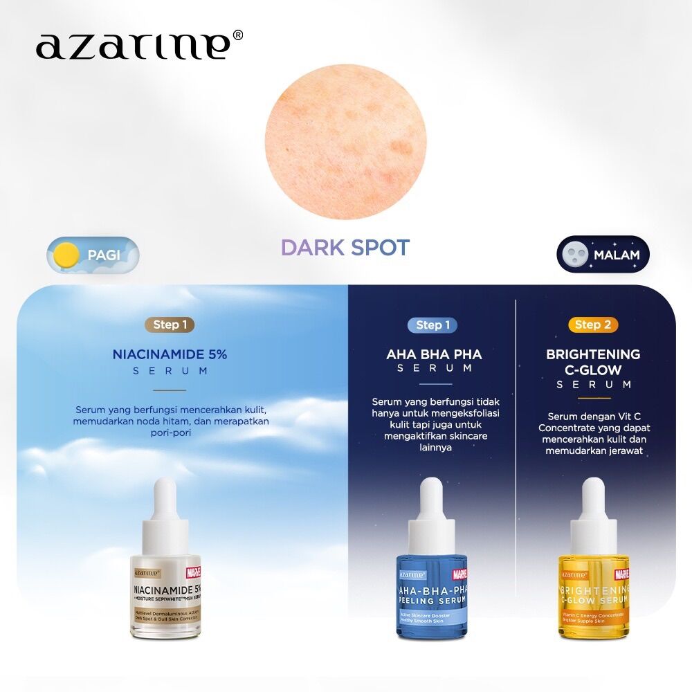 [Aphrodite] Azarine x Marvel AHA-BHA-PHA Peeling Serum 20ml | Lazada ...