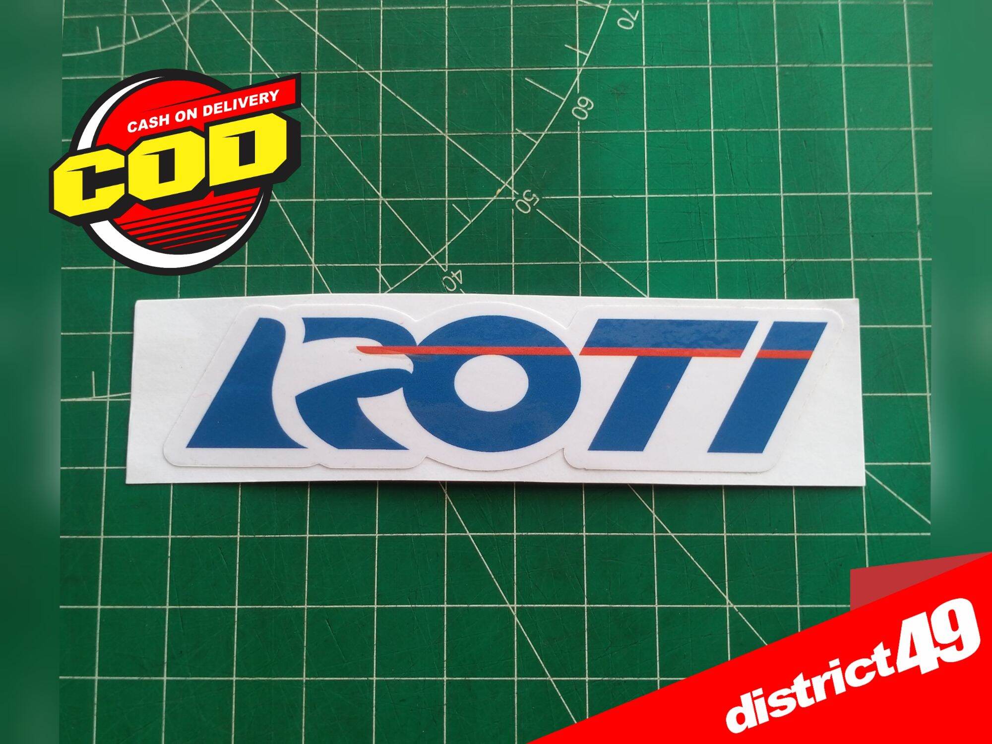 Stiker Print Cut ROTI Laminasi Glossy tahan air - Stiker Plesetan ...