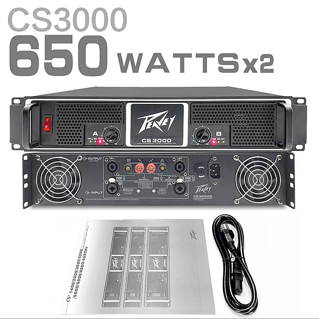 Power Amplifier Peavey CS 3000 2x650watt | Lazada Indonesia