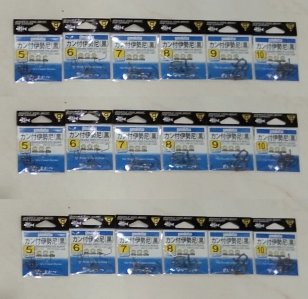 MATA KAIL GAMAKATSU ISEAMA RING EYE BLACK .... MADE IN JAPAN | Lazada Indonesia