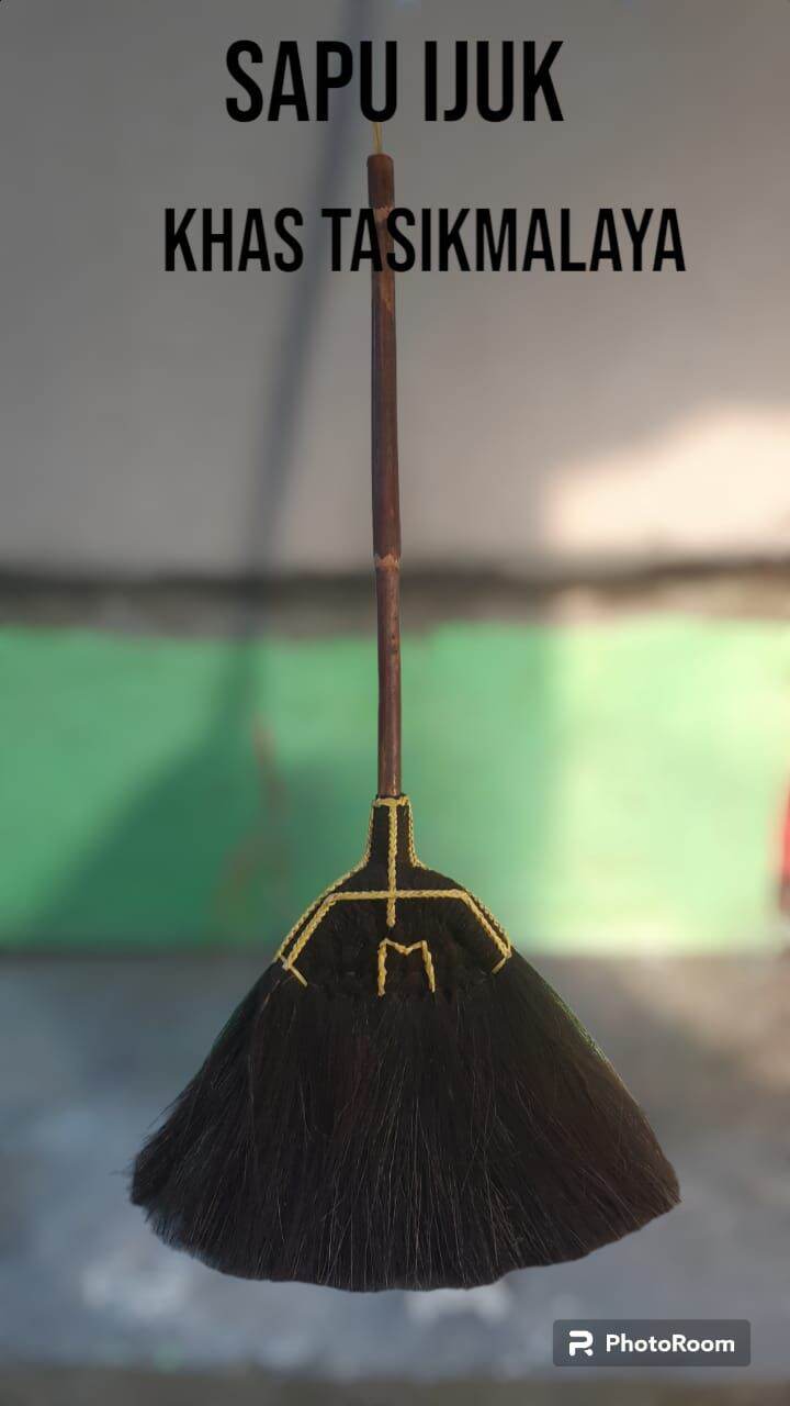 Sapu Ijuk Gagang Rotan Berkualitas/Termurah | Lazada Indonesia