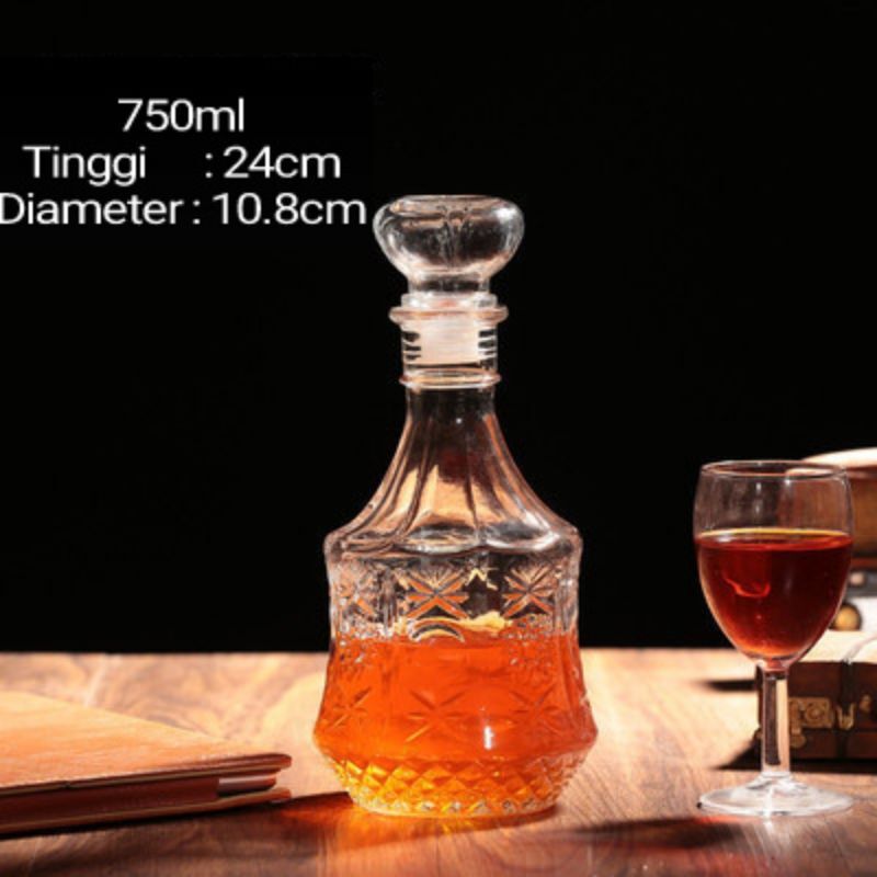 Botol Decanter Whisky Wine tipe B | Lazada Indonesia