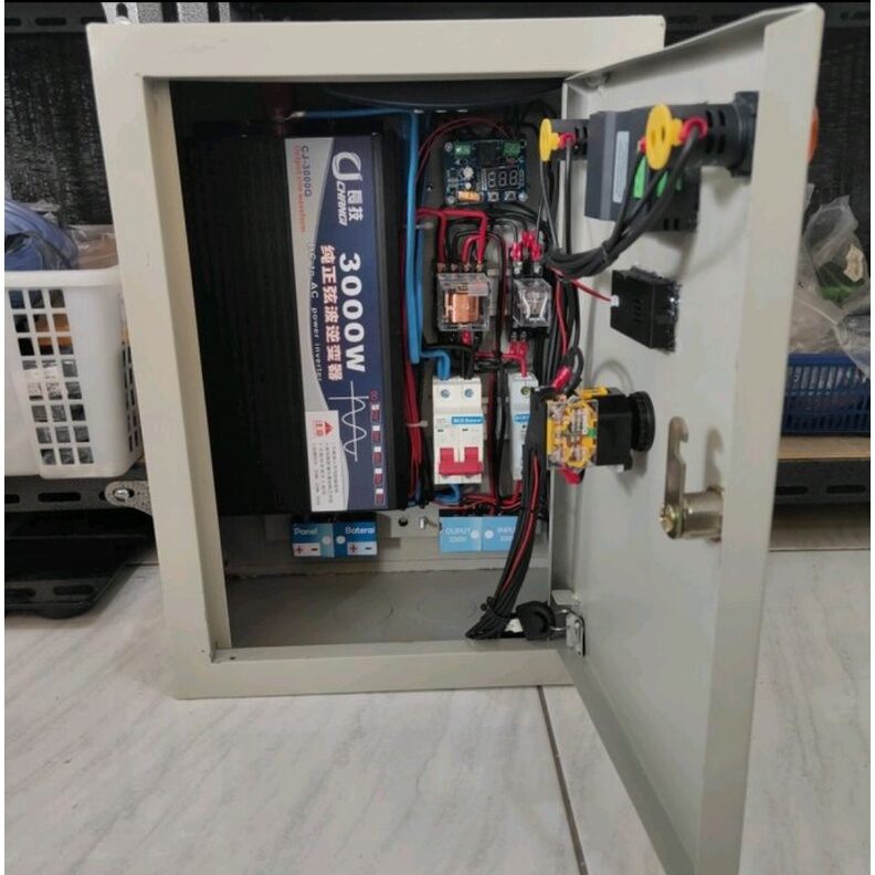 BOX PANEL PLTS 3000 WATT HYBRID OFF GRID DENGAN ATS | Lazada Indonesia