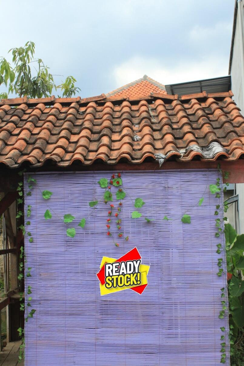 tirai bambu waran ungu tirai gulung tirai bambu bermotip wide bambu ...