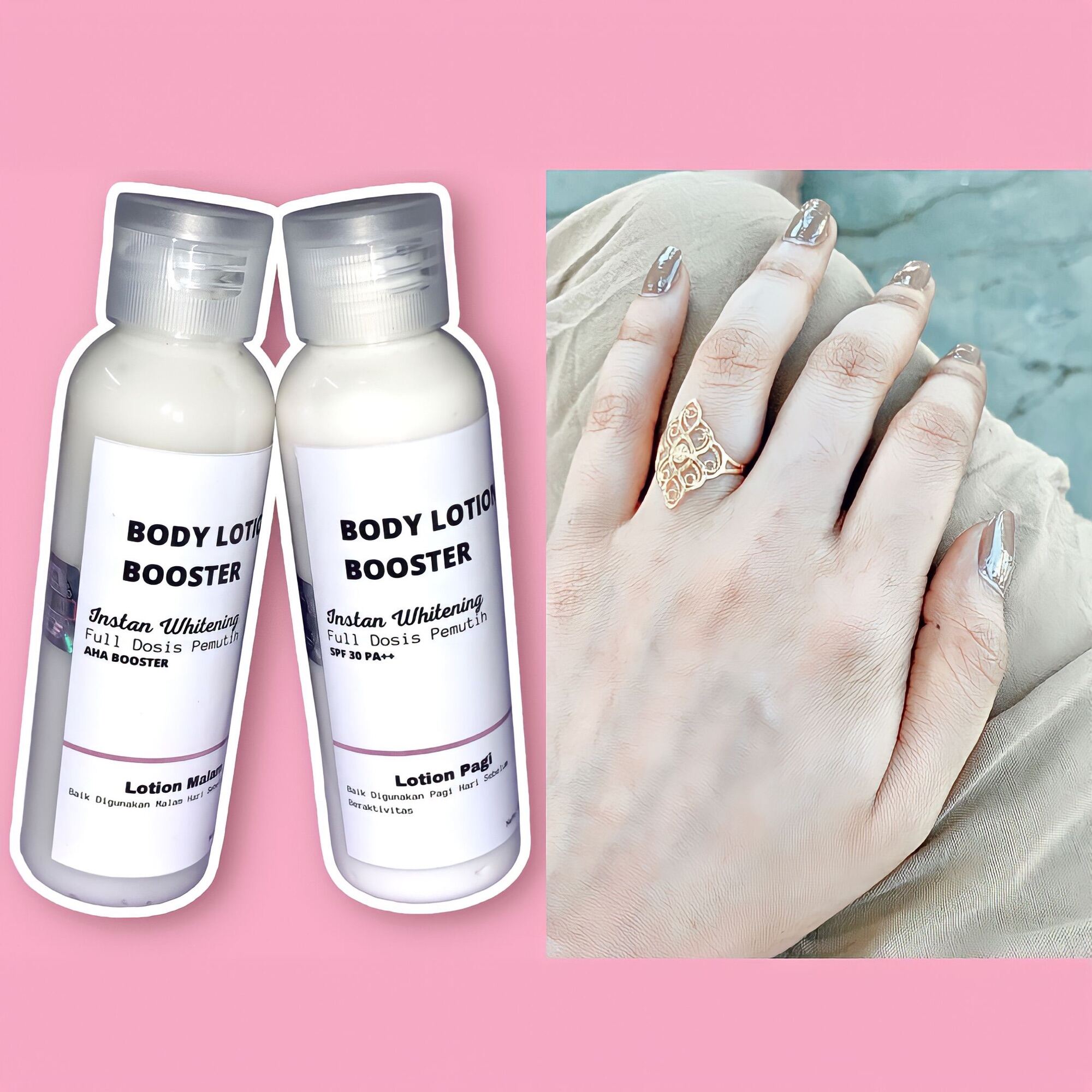 (PROMO) BODY LOTION BOOSTER PEMUTIH BADAN BODY LOTION WHITENING BOOSTER ...