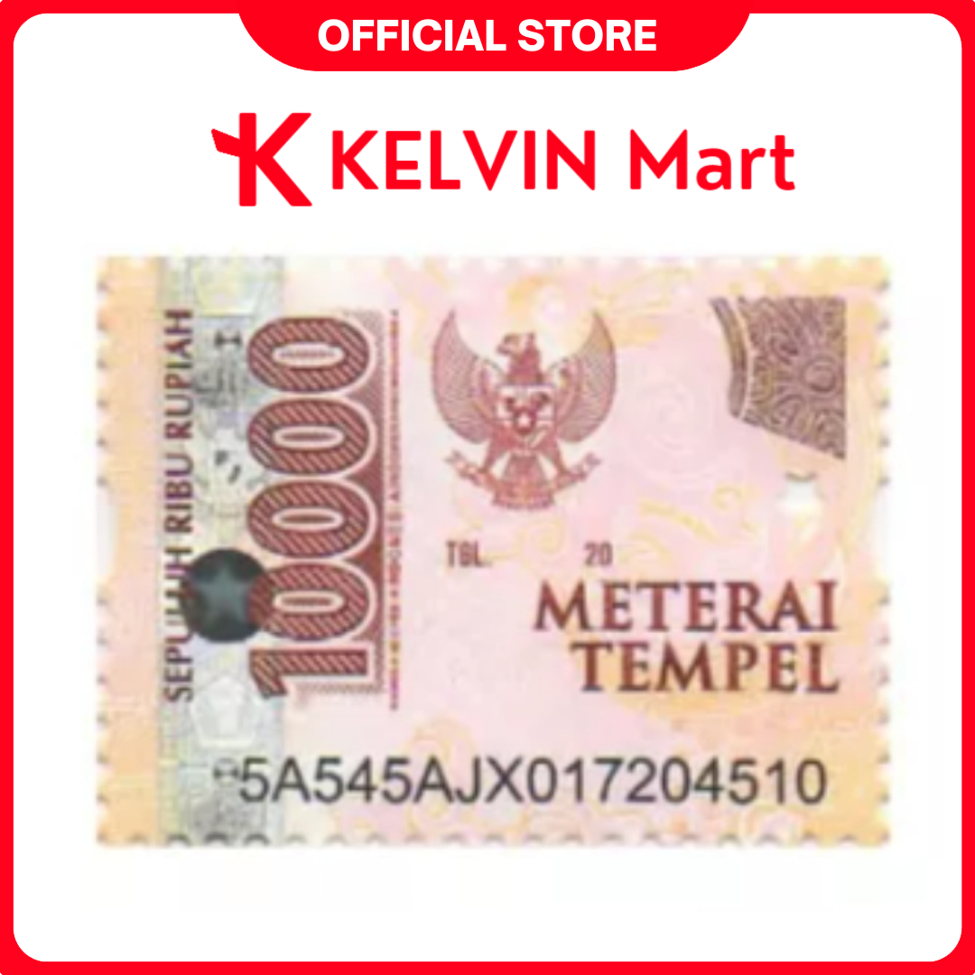 Materai Tempel 10000 pck 1 pcs | KELVIN Mart | Lazada Indonesia