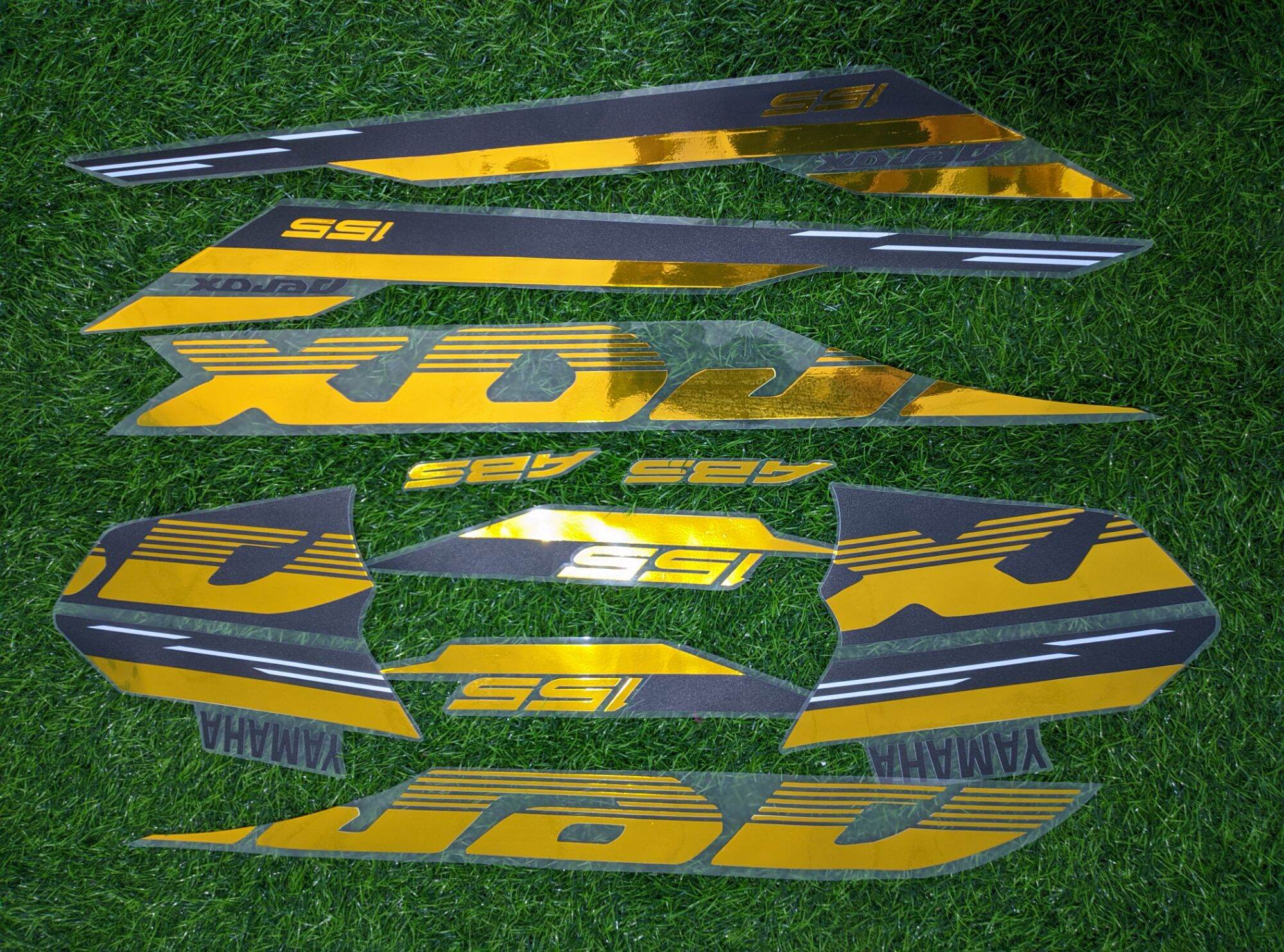 STRIPING TRANSPARAN AEROX FONT GOLD | Lazada Indonesia