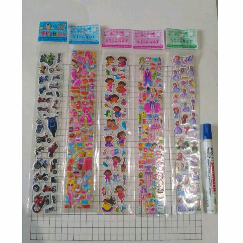 stiker panjang isi 20pcs | Lazada Indonesia