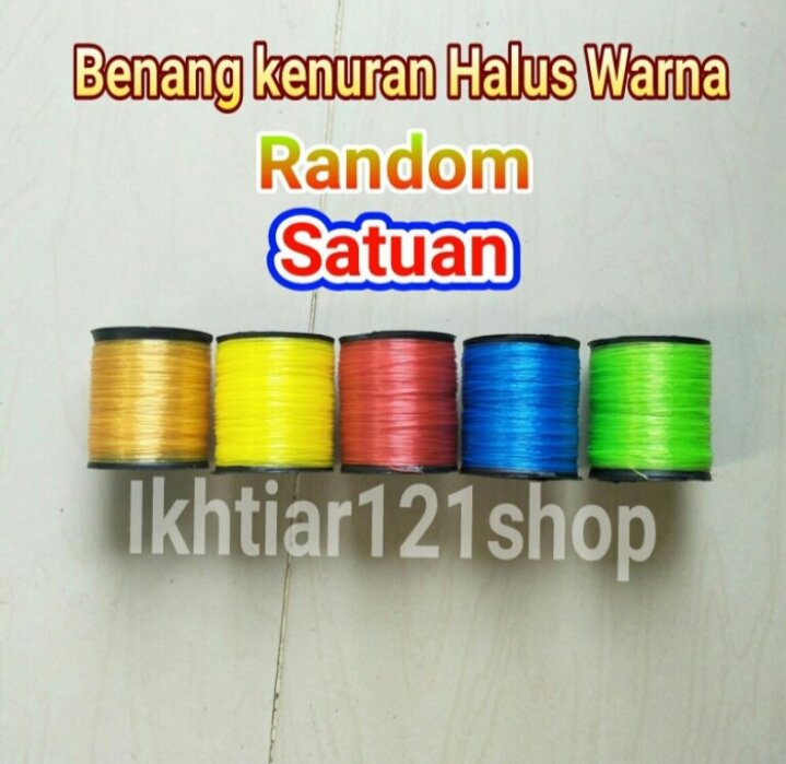 Benang Layangan/Benang Layang-layang Kenuran Halus Tidak Gelasan ...