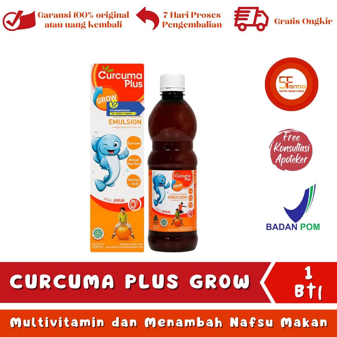 CURCUMA PLUS GROW JERUK 400 ml | Lazada Indonesia