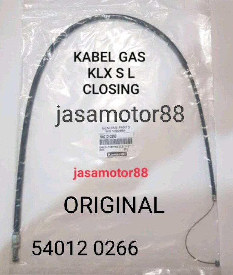 KABEL TALI GAS KLX 150 S L CLOSING ORIGINAL 54012 0266 | Lazada Indonesia