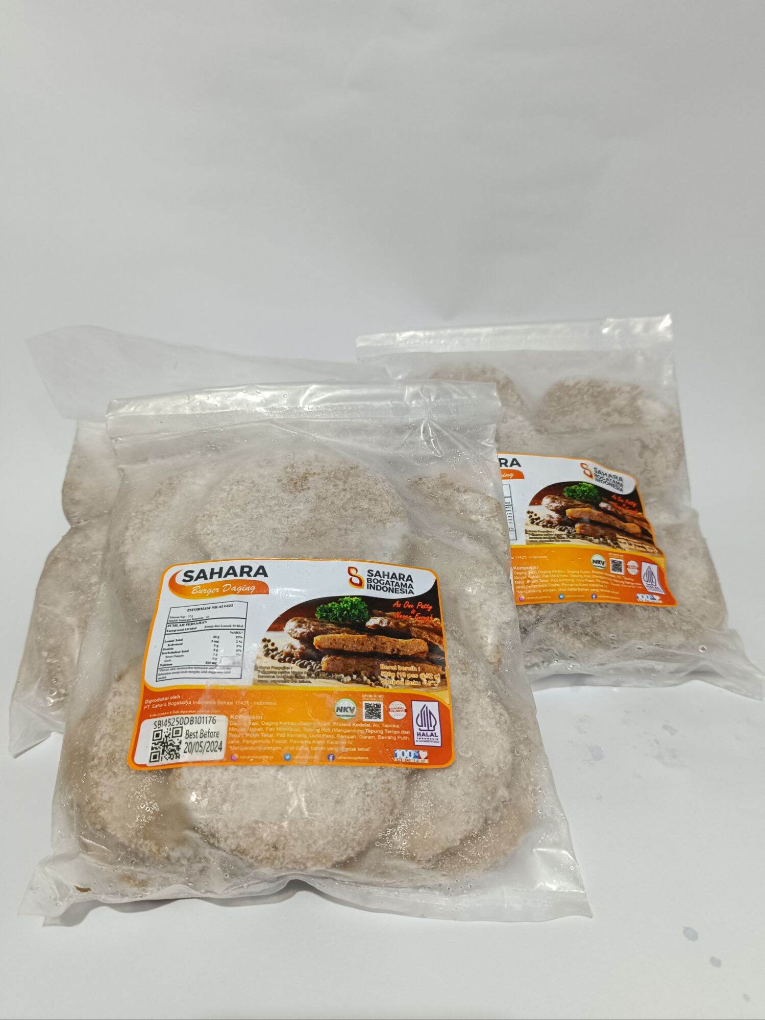 Daging Burger, Daging Burger Lada Hitam, Daging Burger Sahara Isi 10 ...