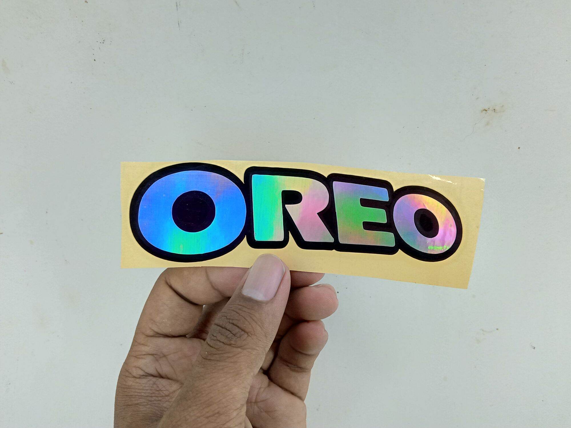 sticker Oreo, Sticker cutting , sticker holo ( 1 pcs ) | Lazada Indonesia