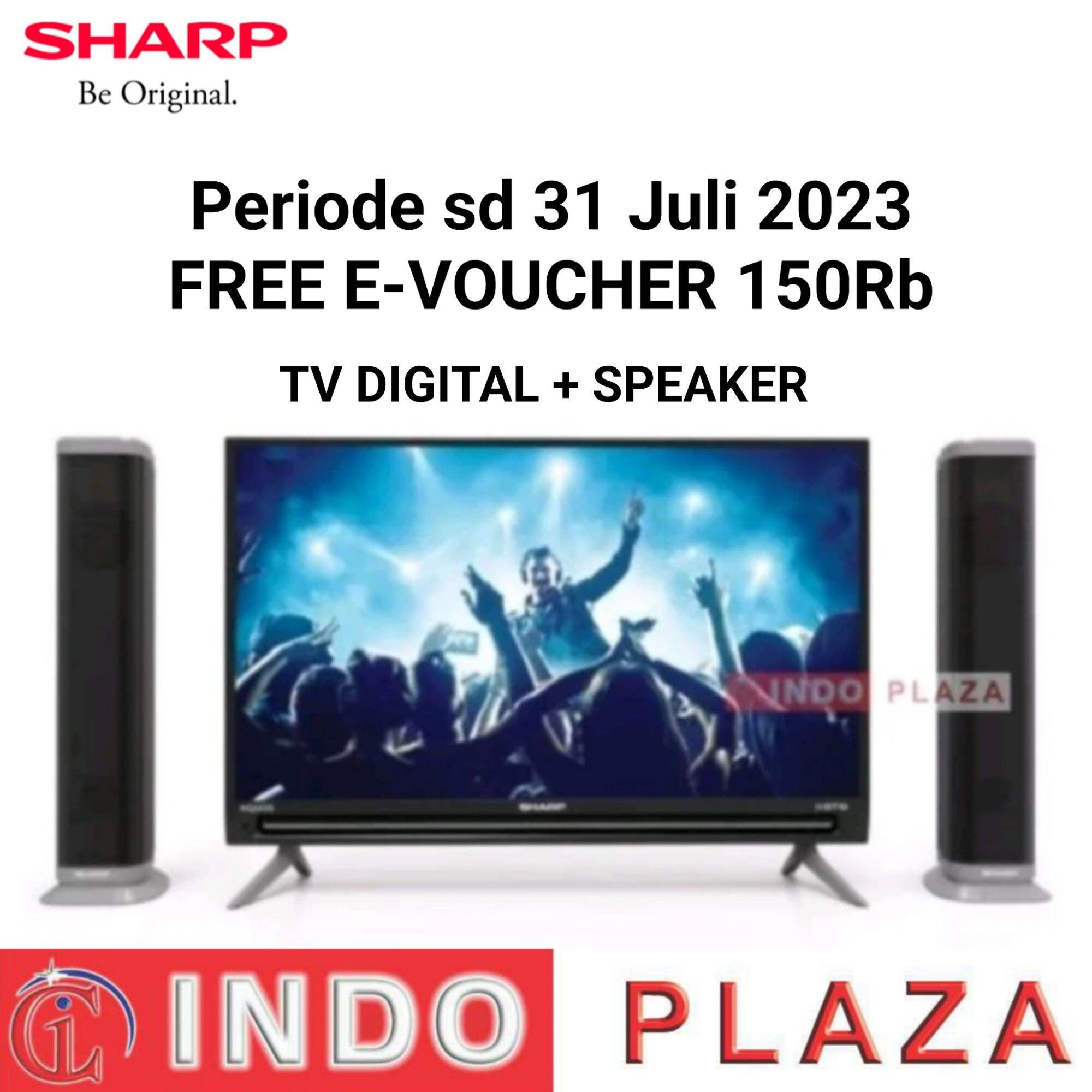 TV SHARP 32 INCH DIGITAL SPEAKER TOWER 2T-C32BD1i | Lazada Indonesia
