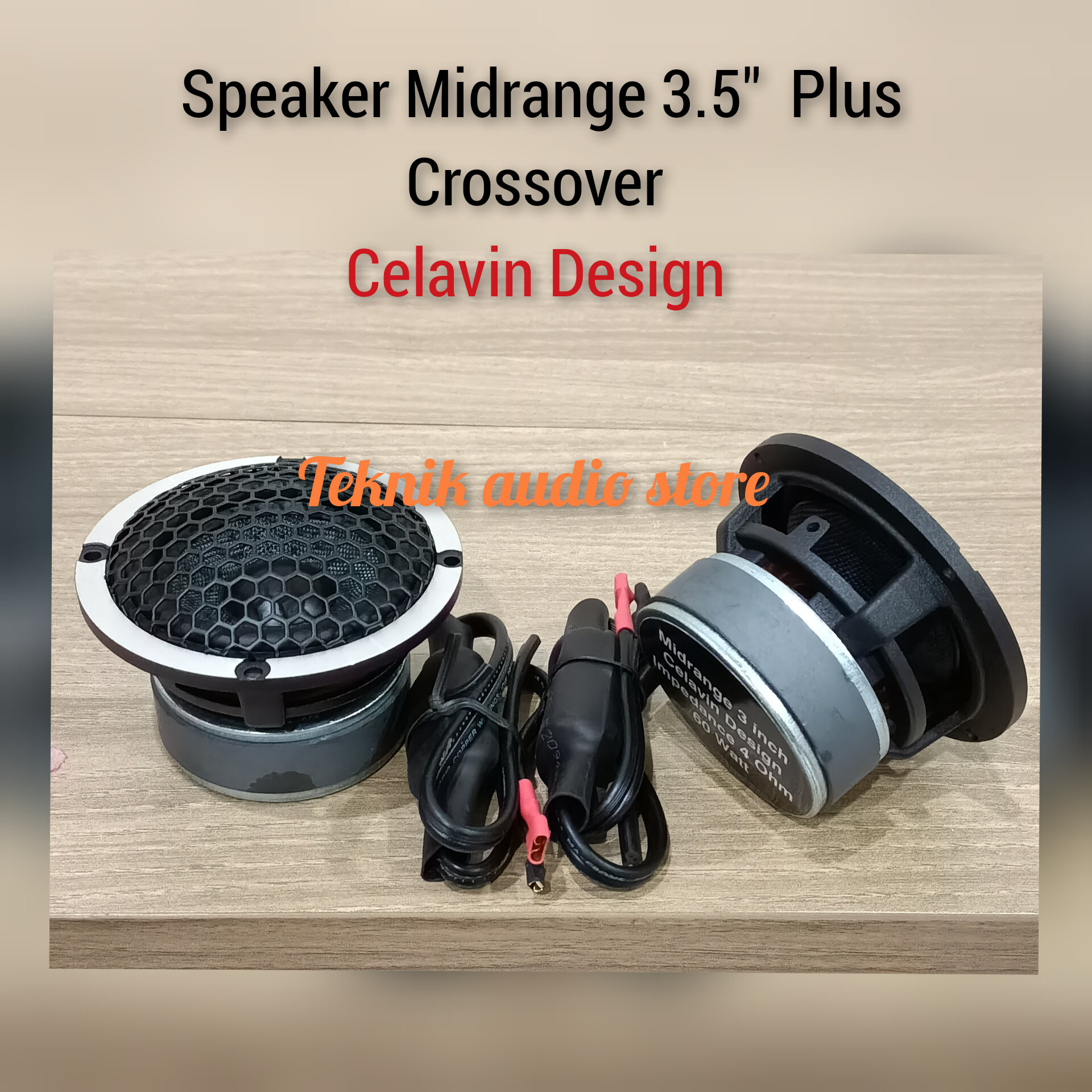 Speaker Midrange 3inch Celavin Design plus Crossover Midrange | Lazada ...