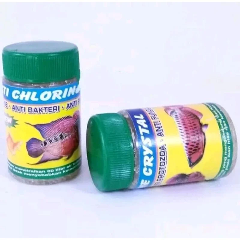 ANTI CHLORINE KLORIN CRYSTAL PENETRAL AIR AQUARIUM AQUASCAPE KOLAM IKAN ...