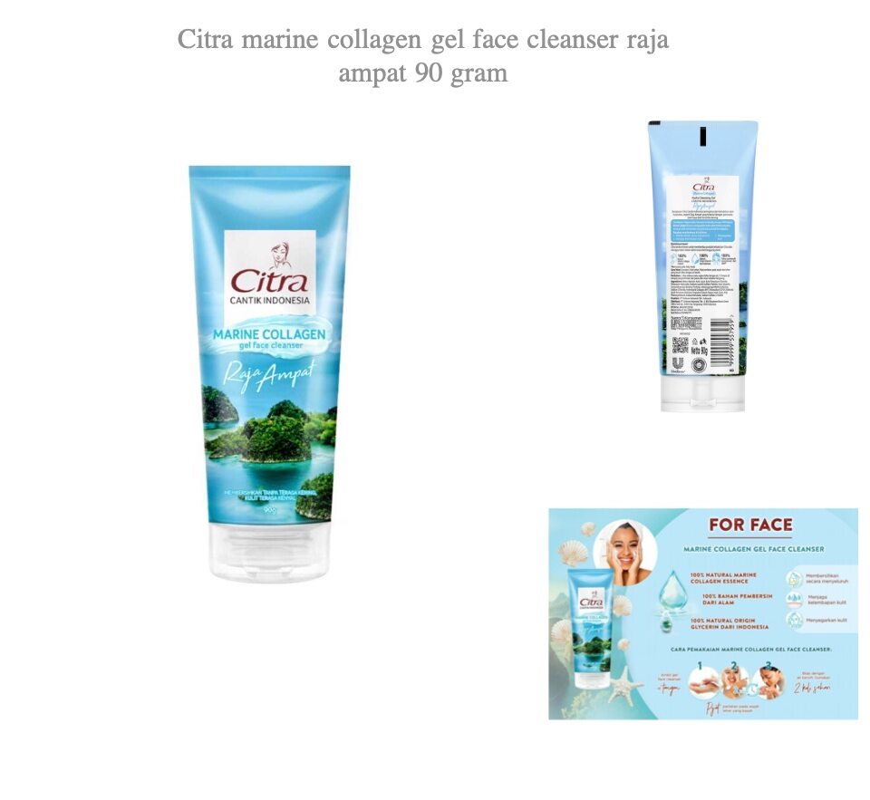 Citra Marine Collagen Gel Face Cleanser Raja Ampat 90g | Lazada Indonesia