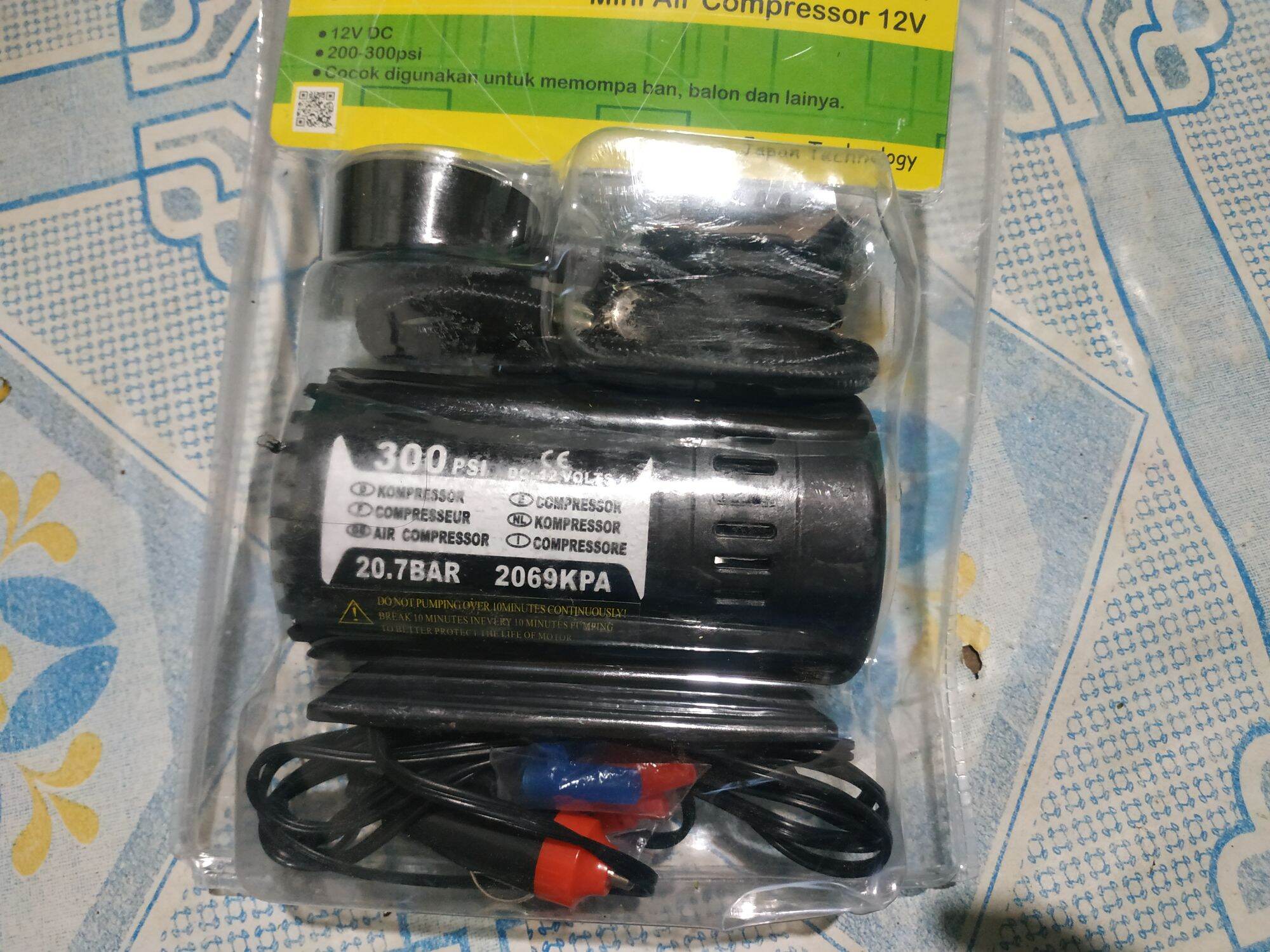 mini compresor air asli nankai alat penambah angin ban dan alat diko ...