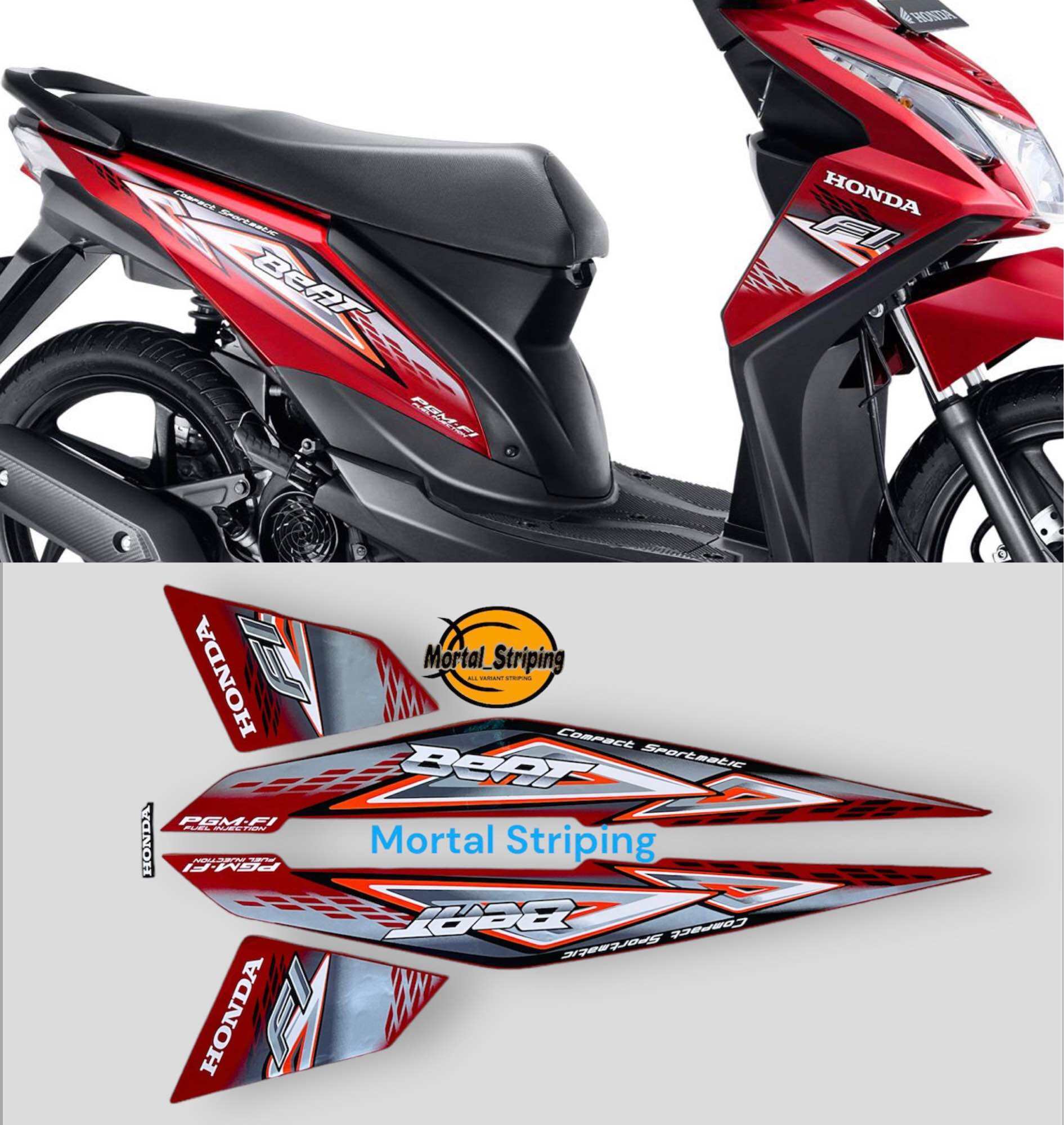 Jual Stiker Beat Esp Original Merah Putih Terbaru - Jun 2024 | Lazada.co.id