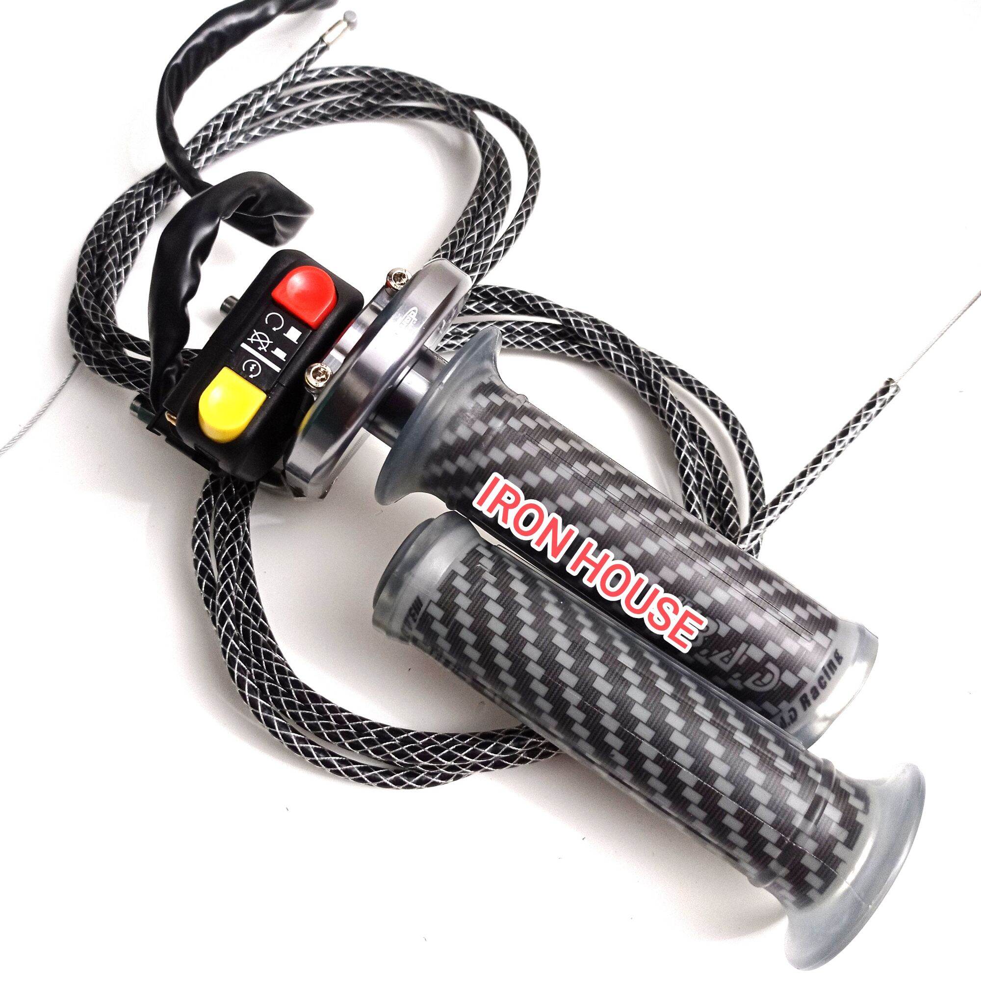 GAS SPONTAN FULL CNC KARBON PNP MOTOR INJEKSI MOTOR KARBU / FULL GREY ...