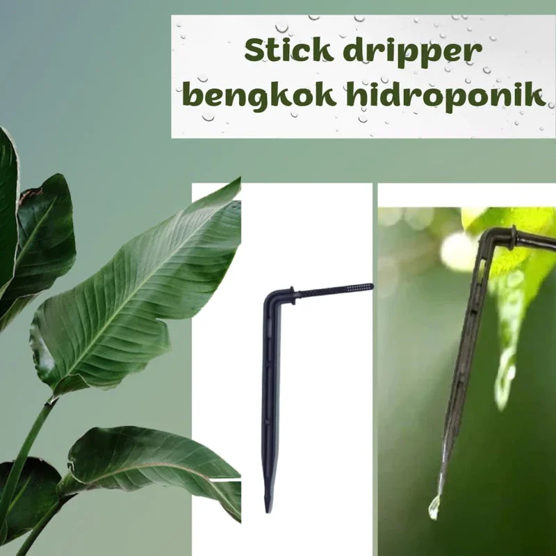 Stik Drip / Water Dripper Bengkok Hidroponik / Springkler Tetes Siram ...