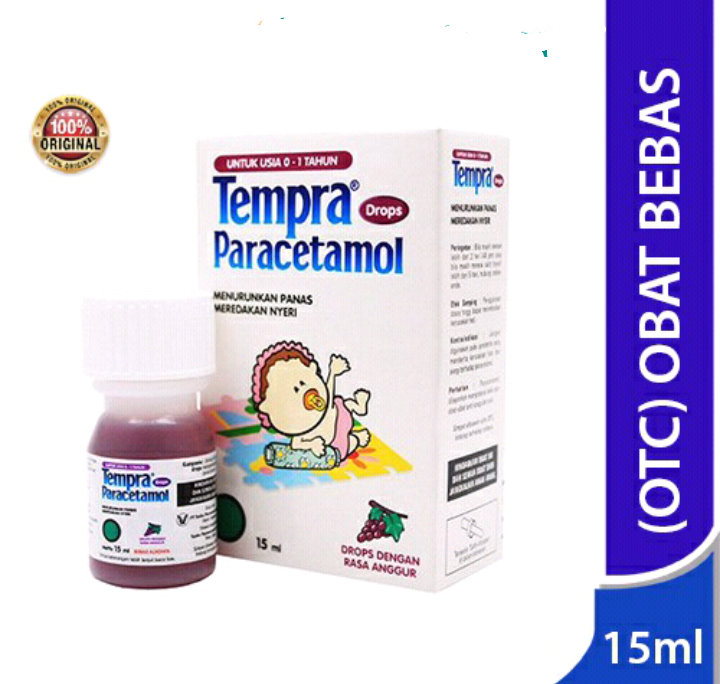 Tempra drops paracetamol 15 ml/ Obat demam bayi | Lazada Indonesia